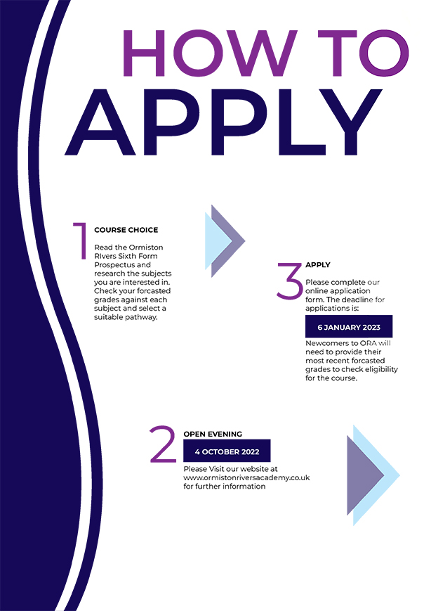 Ormiston Rivers Academy - Sixth Form Admissions